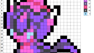 【ポケモン】ミライドンの作り方【アイロンビーズ簡単図案】 | なやここブログ